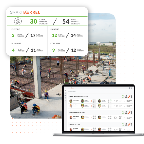 Construction Labor & Manpower Tracking Software | SmartBarrel