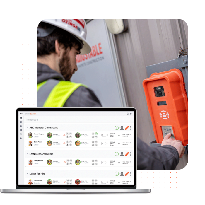 Top 6 Solutions for Construction Time Tracking | SmartBarrel