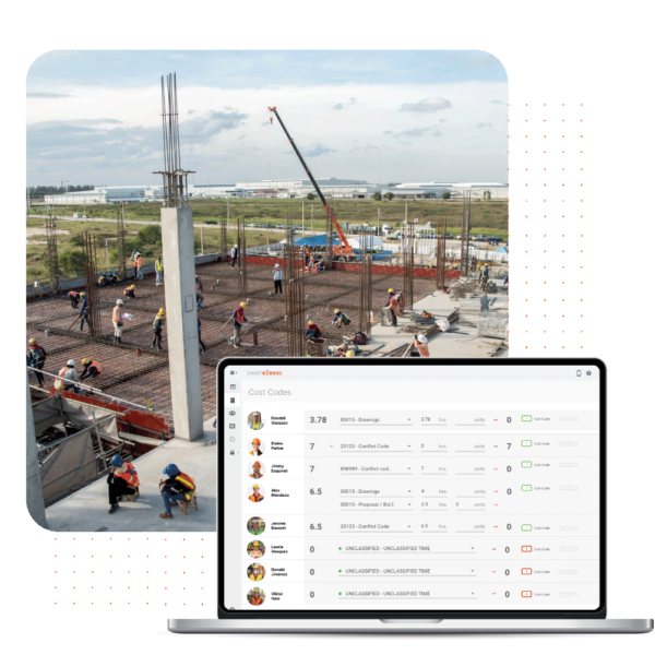 Construction Time Tracking Software | SmartBarrel