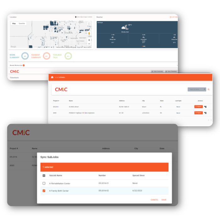 SmartBarrel CMiC Integration