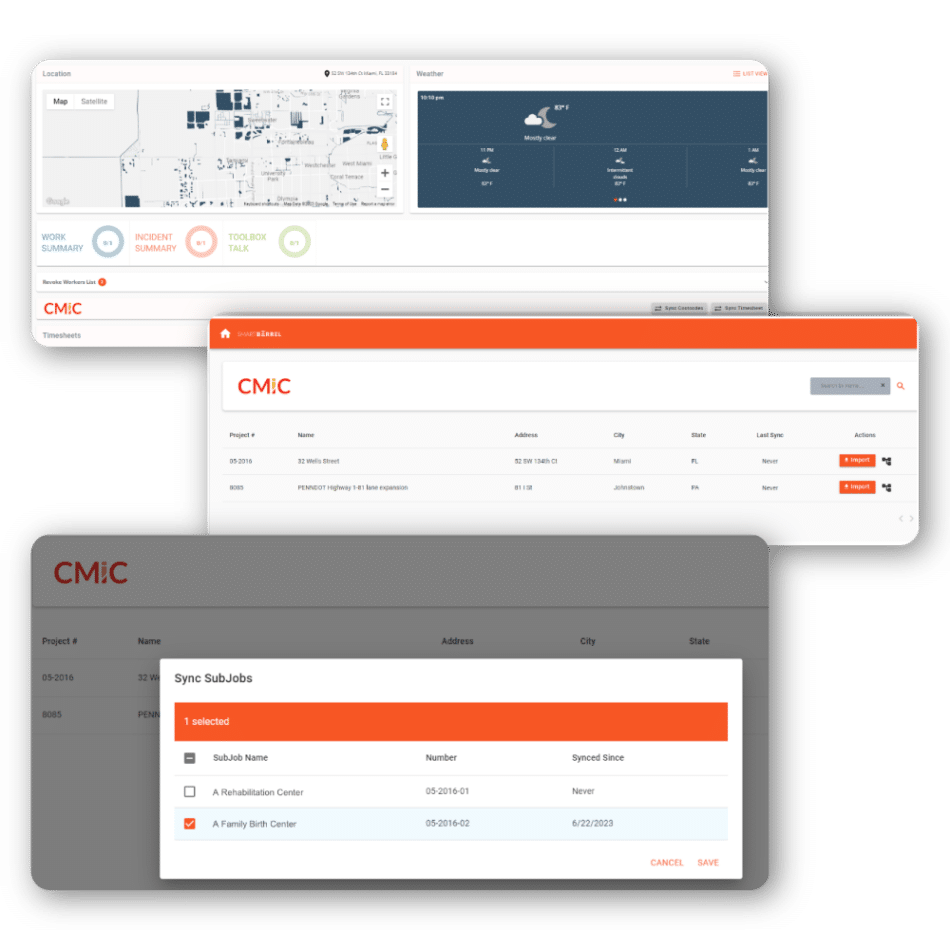 SmartBarrel CMiC Integration