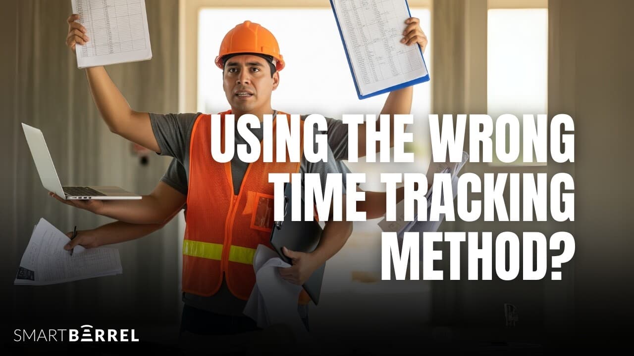 Biometric Portable Time Clock for Construction - SmartBarrel